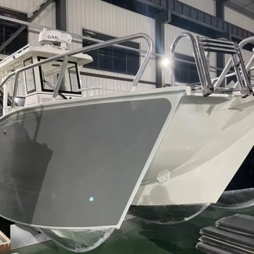 Aluminum catamaran center console | China boat factory